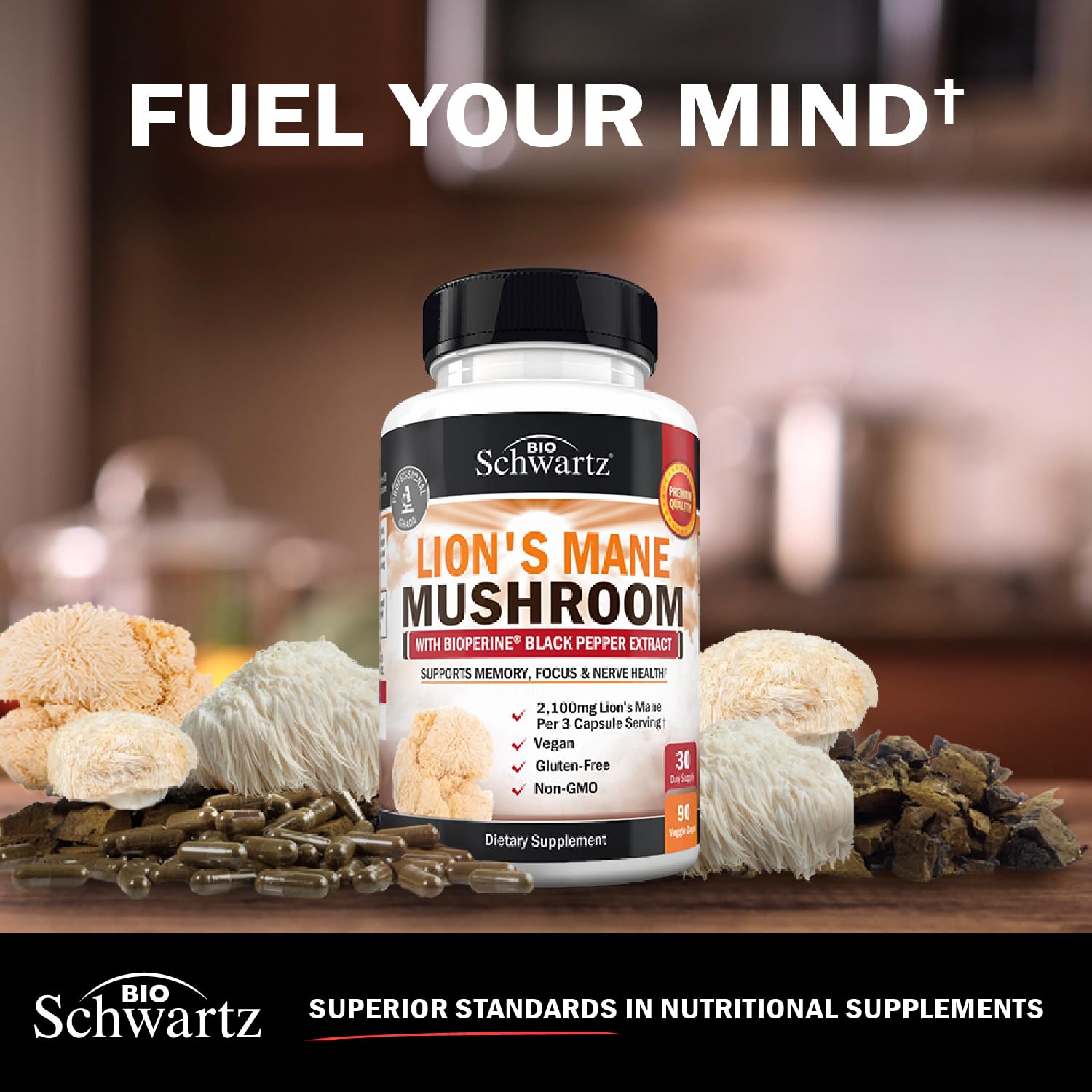 lion's mane mushroom for focus