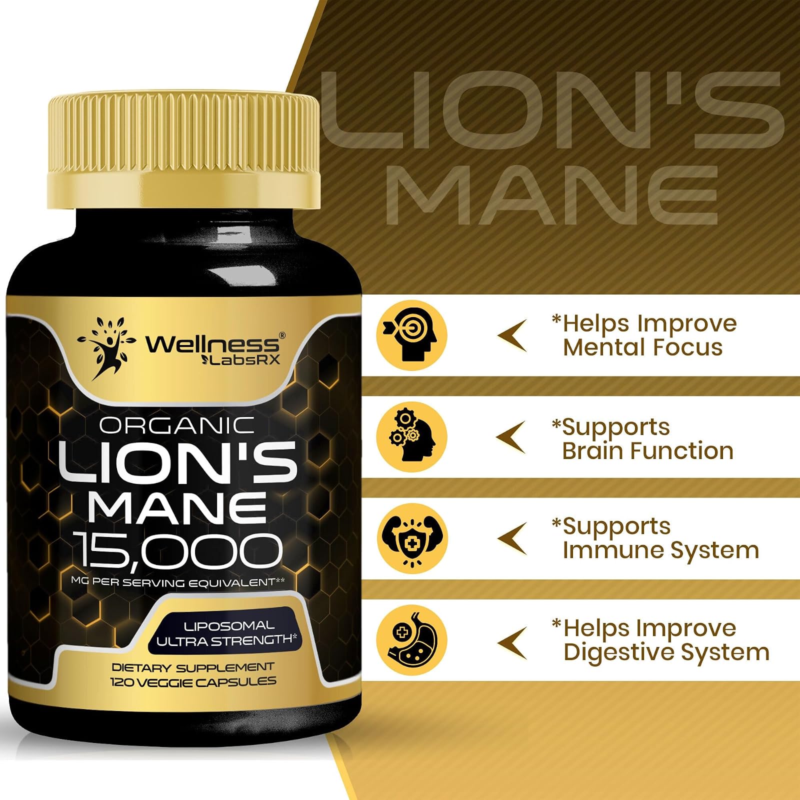lion's mane mushroom for stress relief