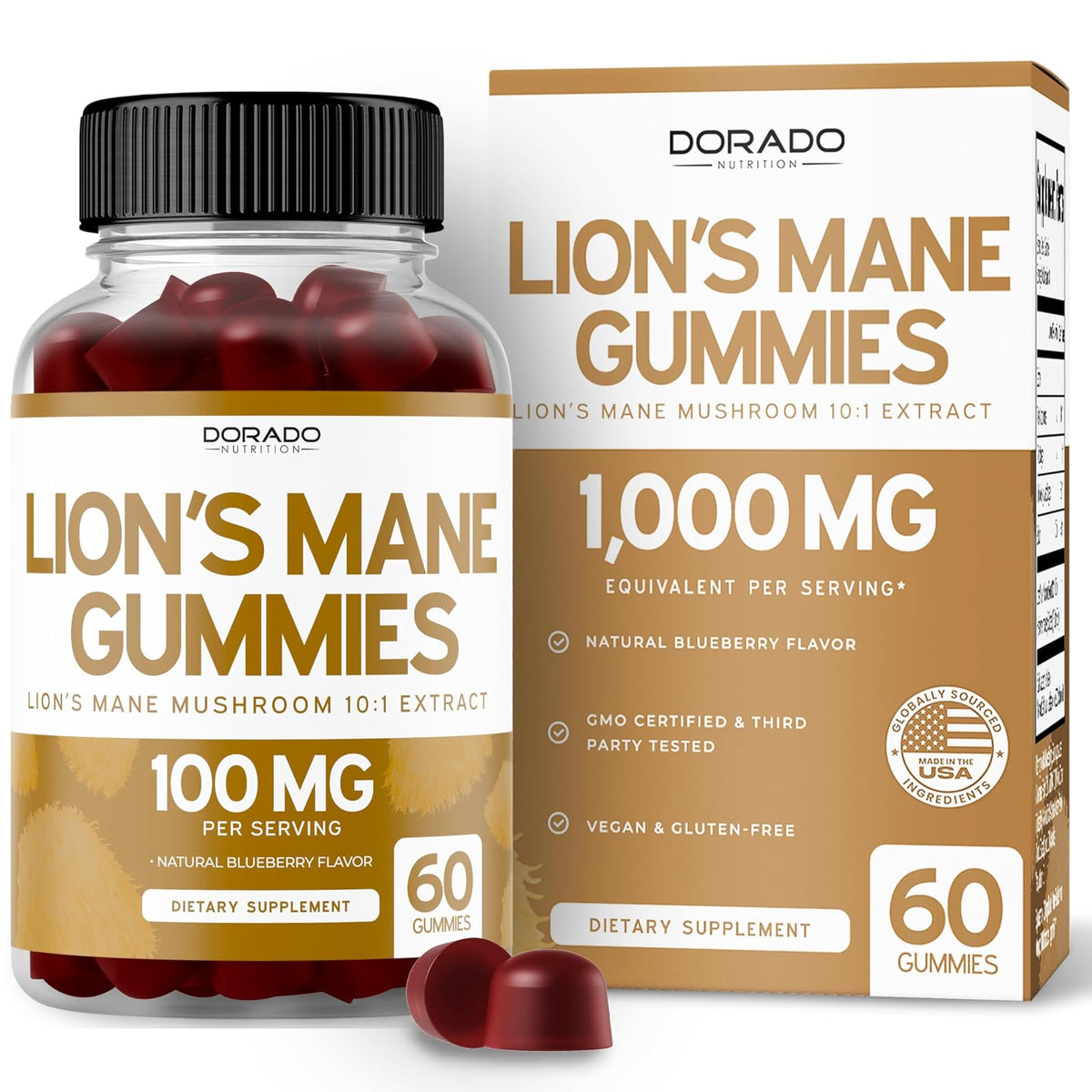 Lion's Mane mushroom gummies for focus