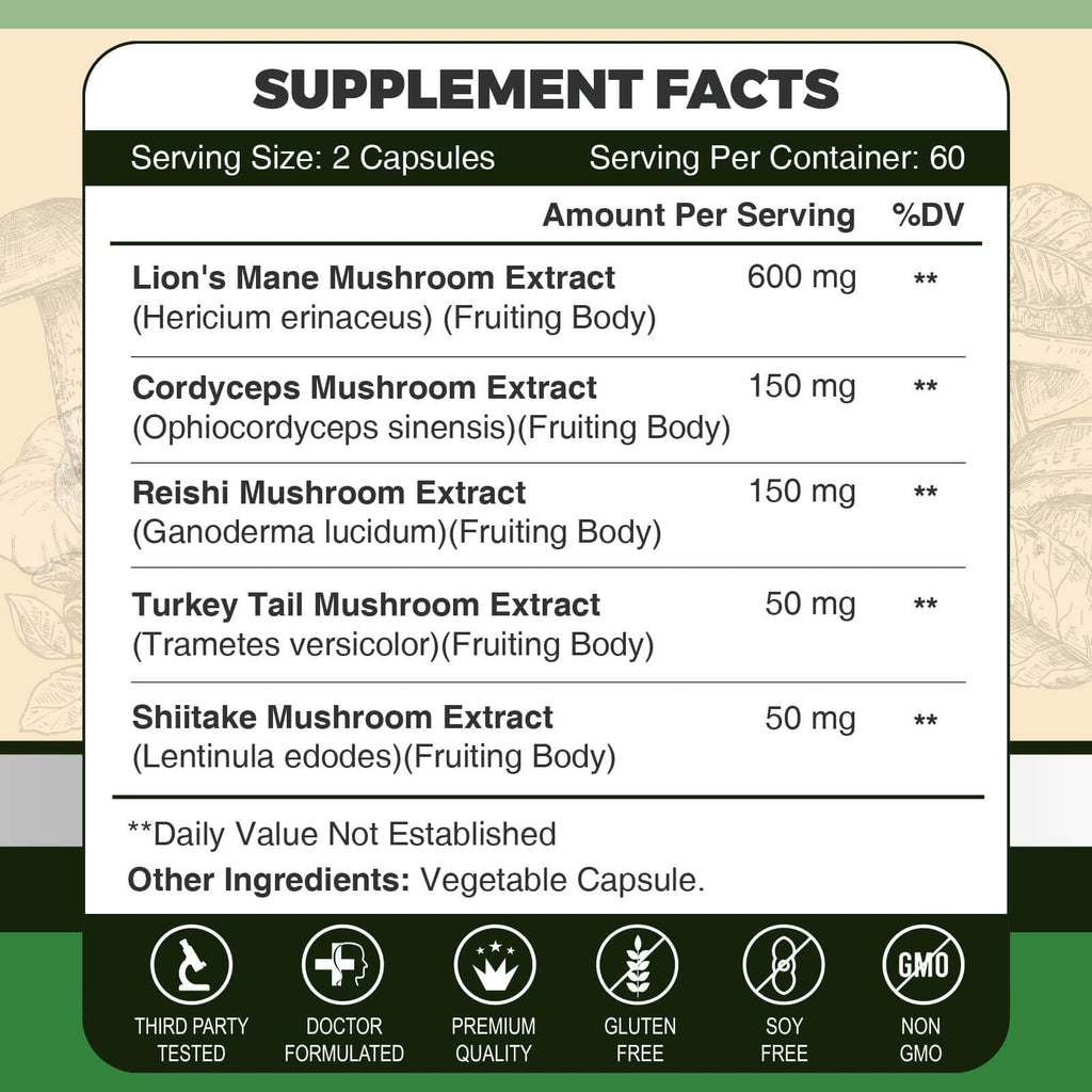Lion's Mane mushroom health benefits
