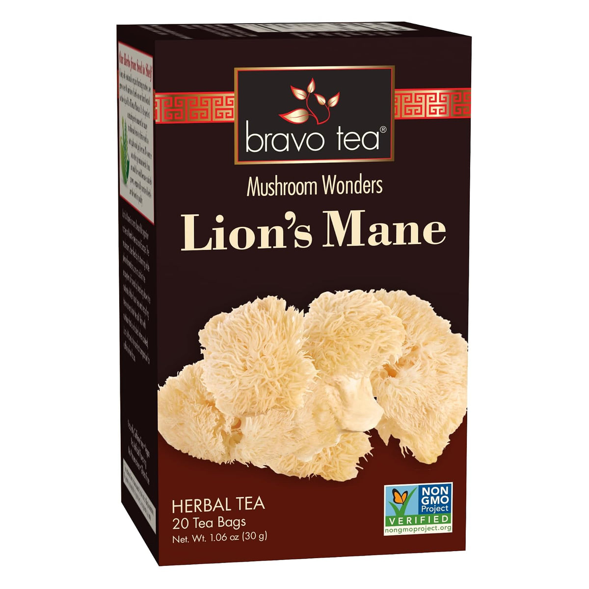 Lion's Mane mushroom herbal tea bags