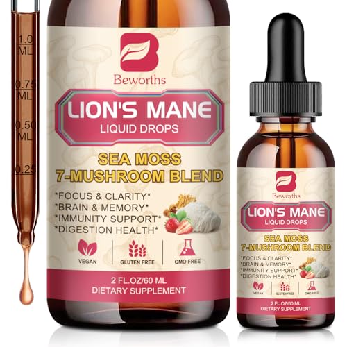 Lion's Mane mushroom liquid drops