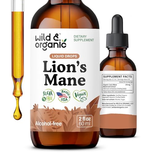 Lion's Mane mushroom liquid drops