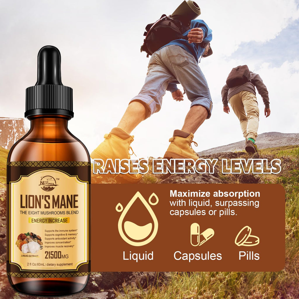 lion's mane mushroom liquid tincture