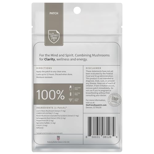 Lion’s Mane mushroom patches benefits