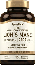 lion's mane mushroom supplement capsules