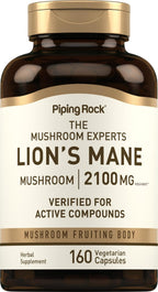 lion's mane mushroom supplement capsules