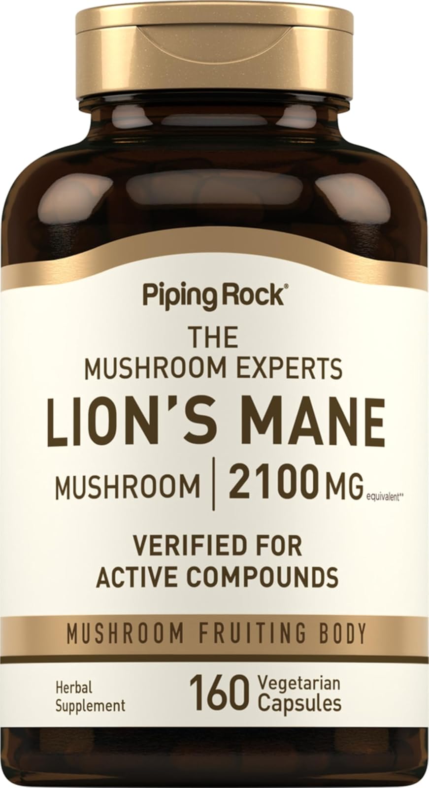 lion's mane mushroom supplement capsules