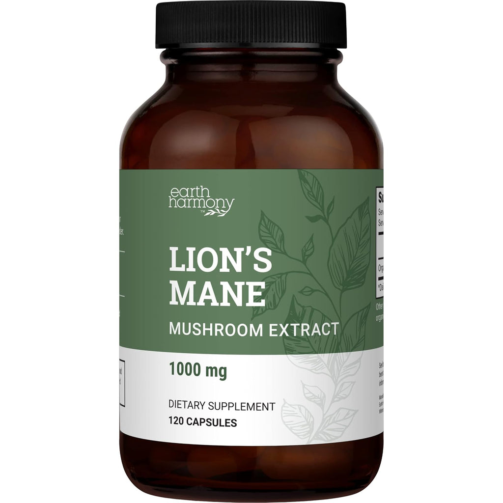 lion's mane mushroom supplement capsules