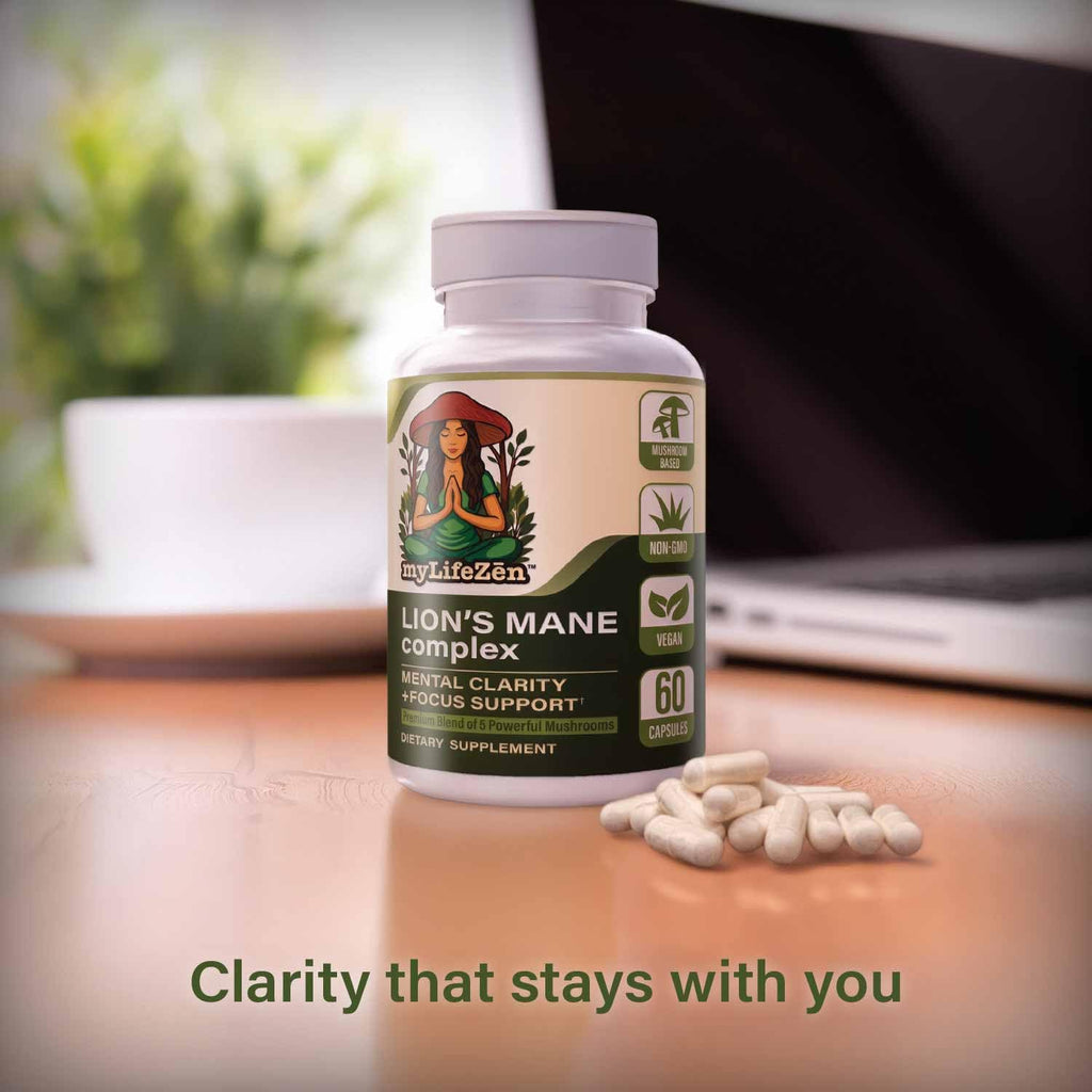 Lion's Mane mushroom supplement for wellness