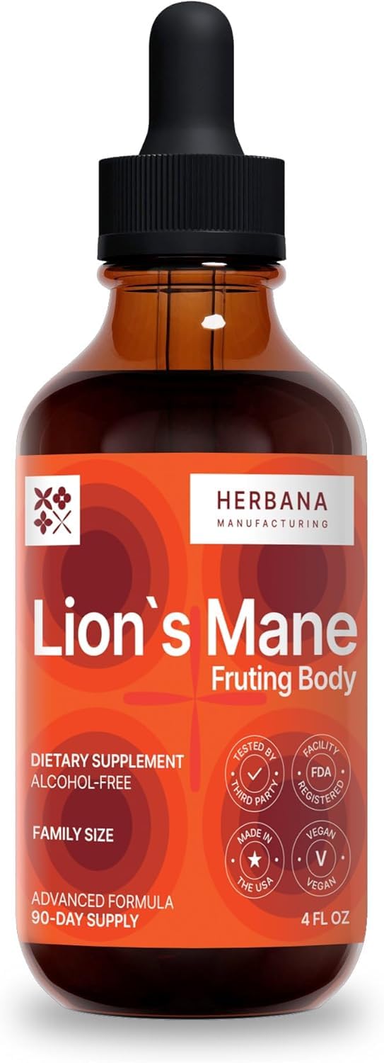 Lion's Mane mushroom tincture for focus