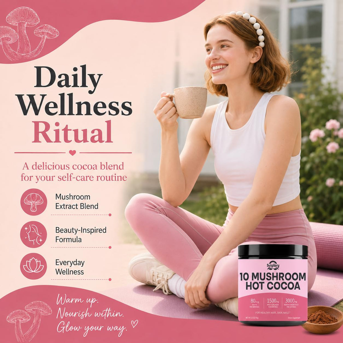 lion's mane mushroom wellness beverage