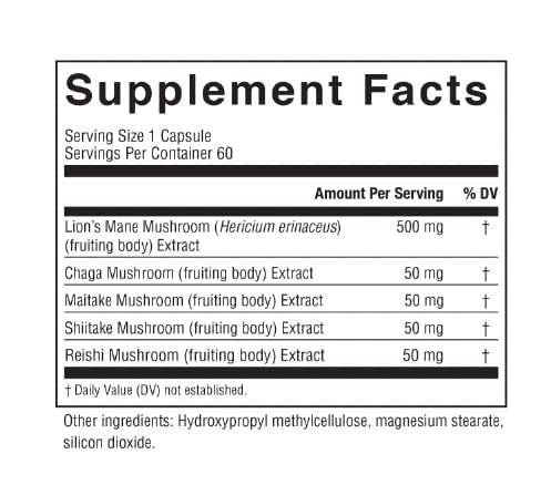 Lion’s Mane mushrooms for cognitive function