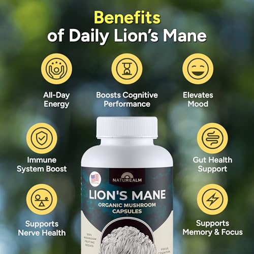 lion's mane mushrooms for cognitive health