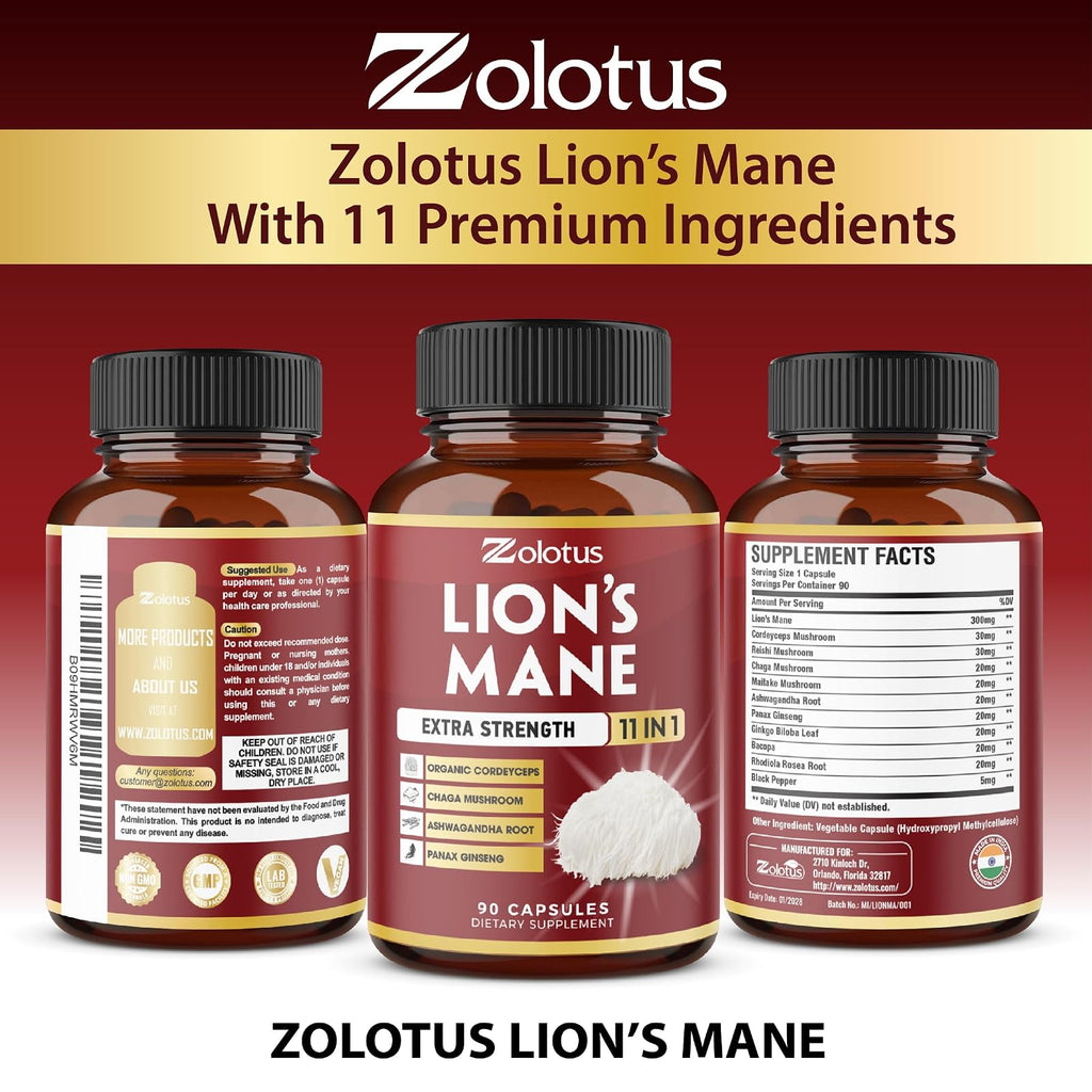 lion's mane mushrooms for mental clarity