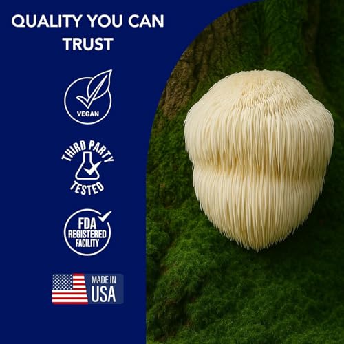 Lion's Mane mushrooms for overall wellness