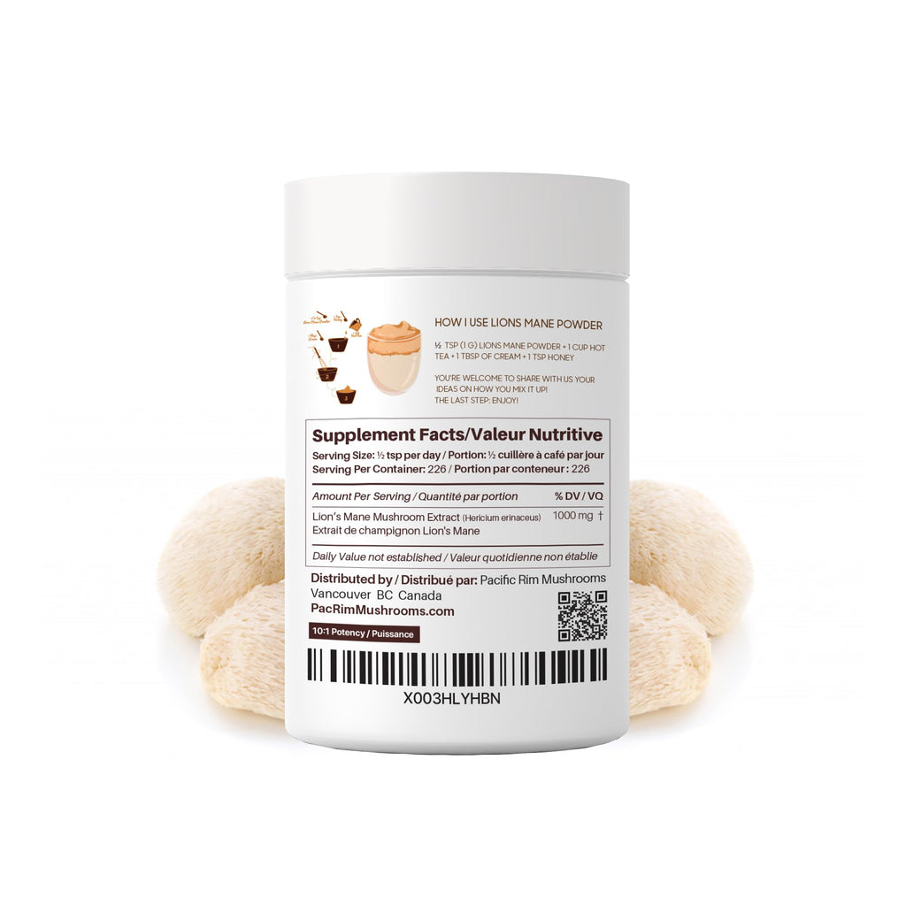 lion's mane mushrooms for stress relief