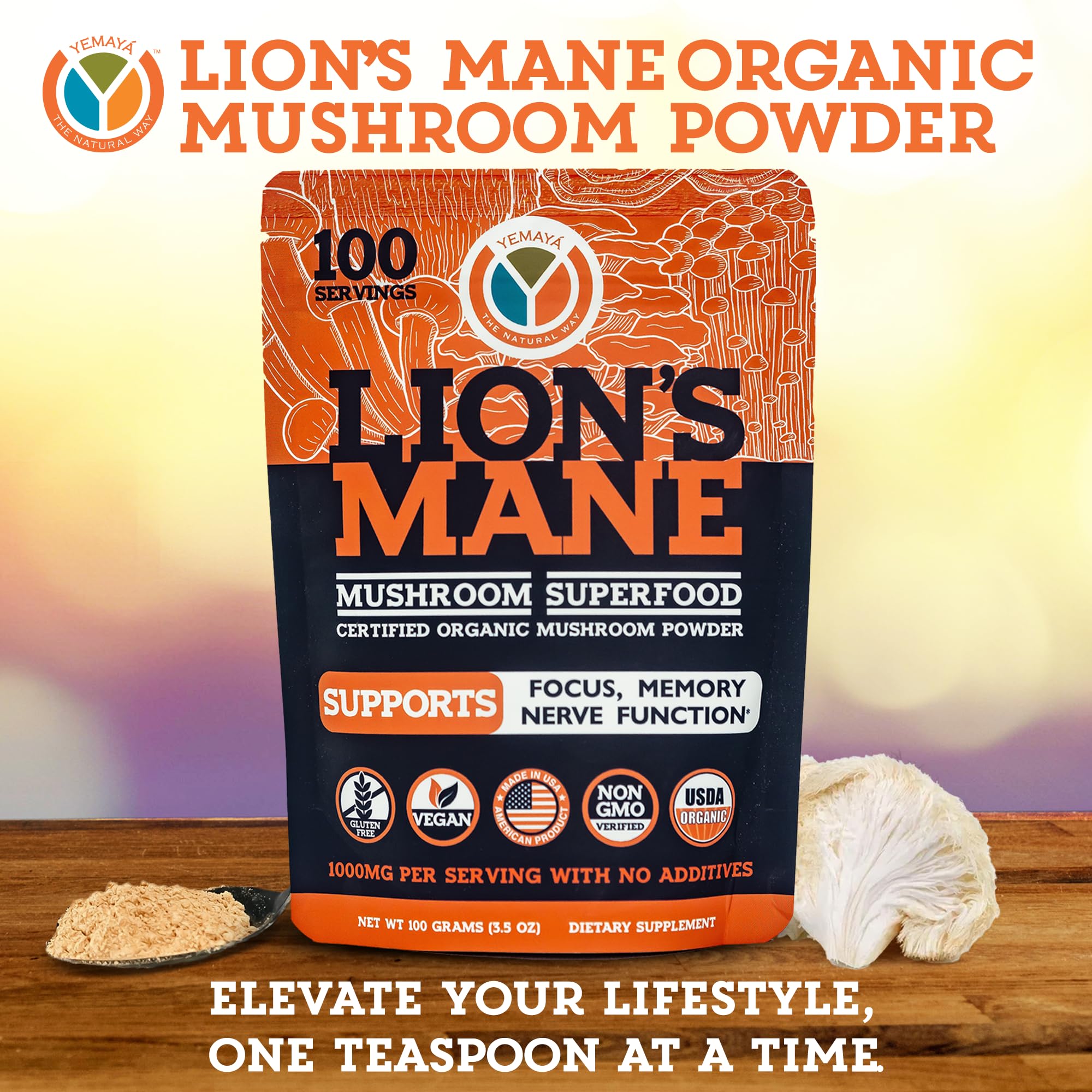 lion's mane mushrooms for vitality