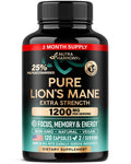 lion's mane organic supplement capsules