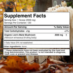 lion's mane powder for cognitive support