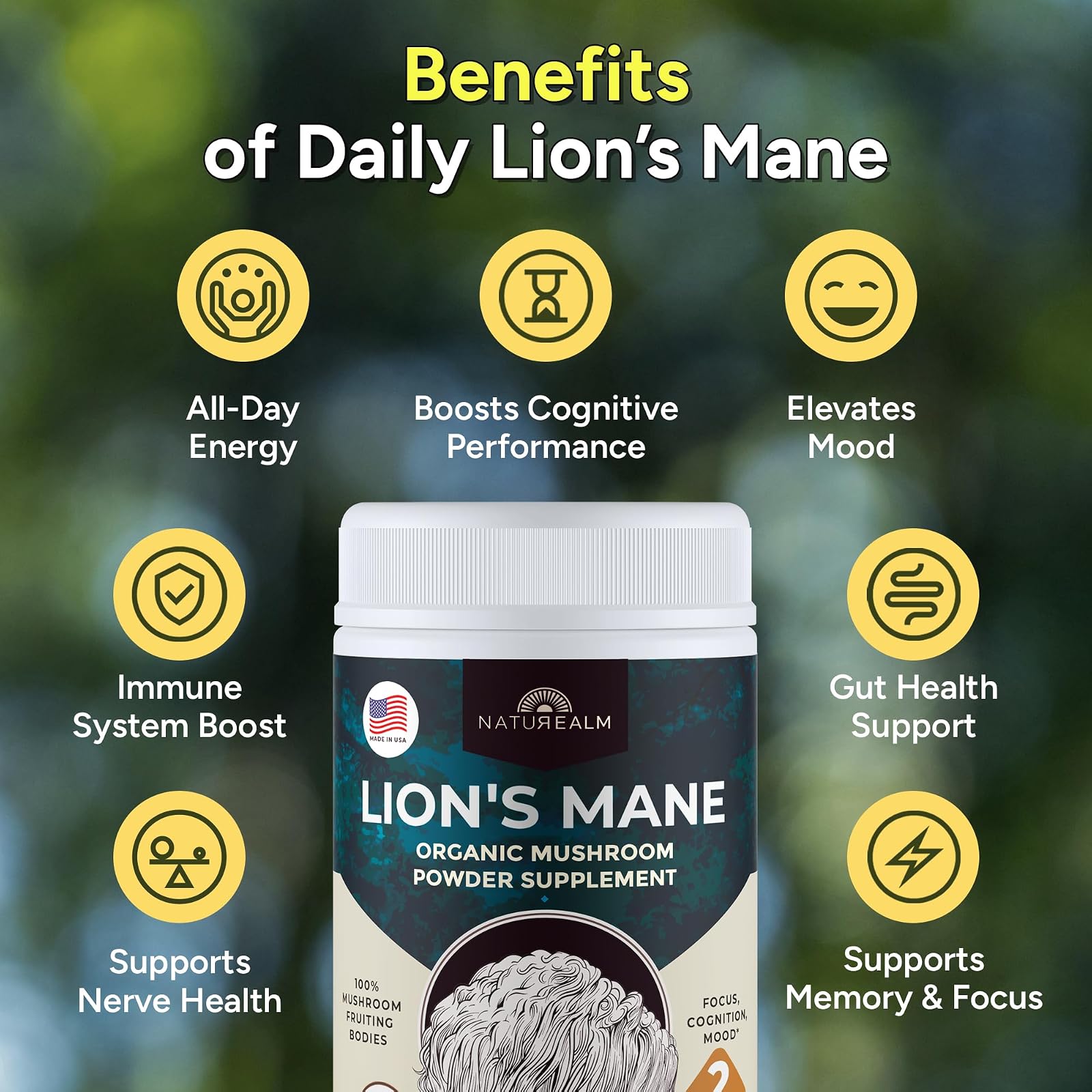 lion's mane powder for cognitive support