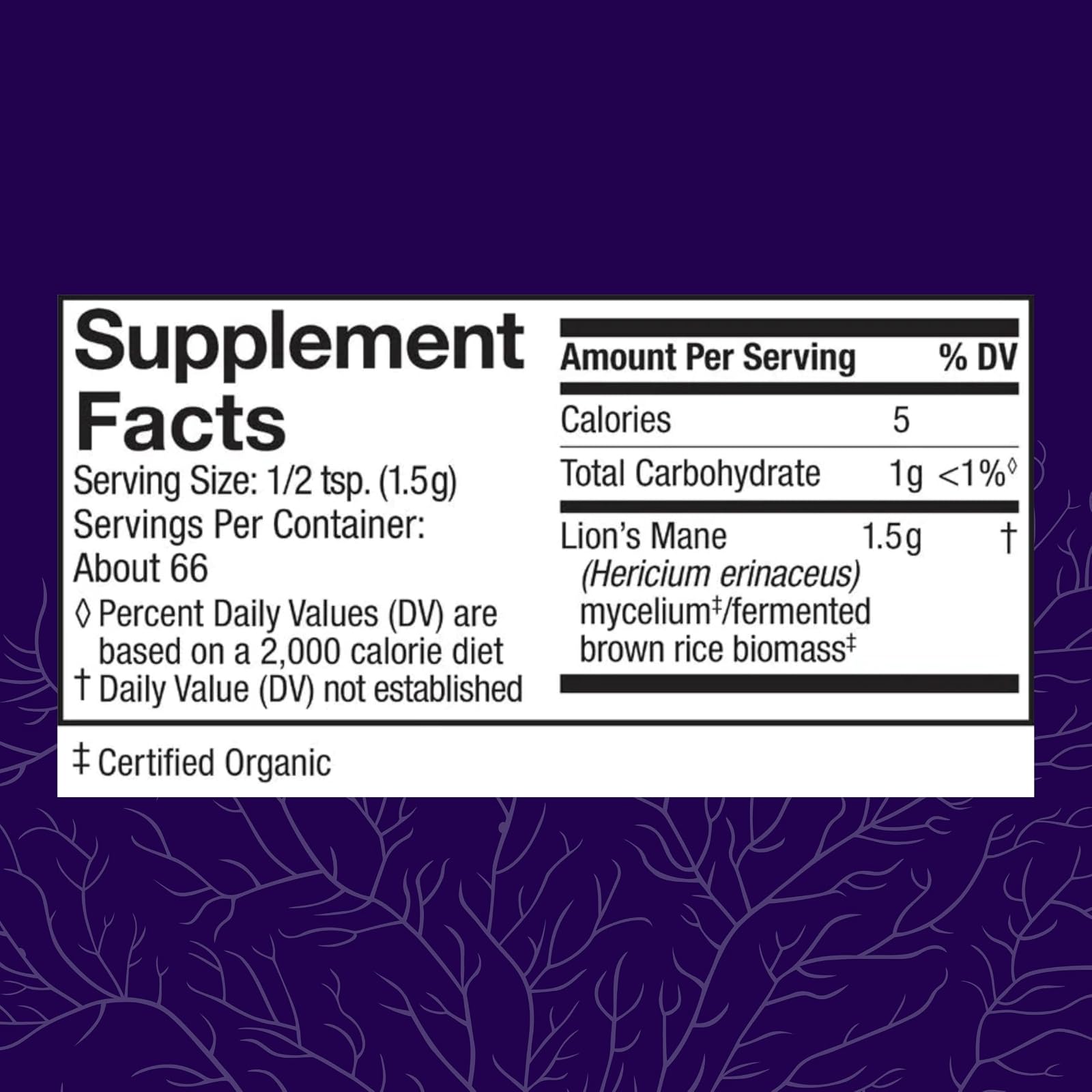 lion's mane powder for cognitive support