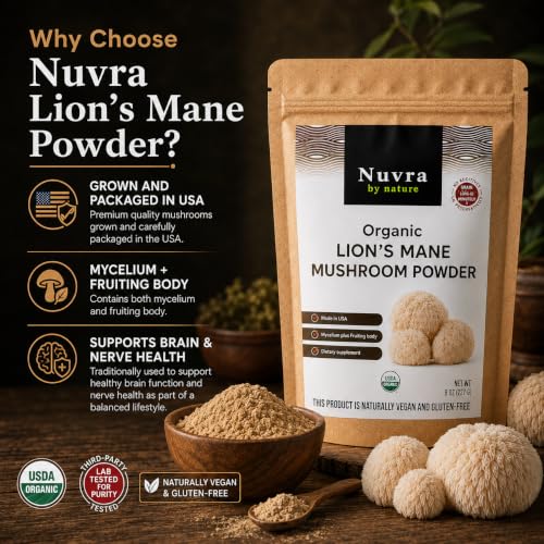 Lion's Mane powder for cognitive support