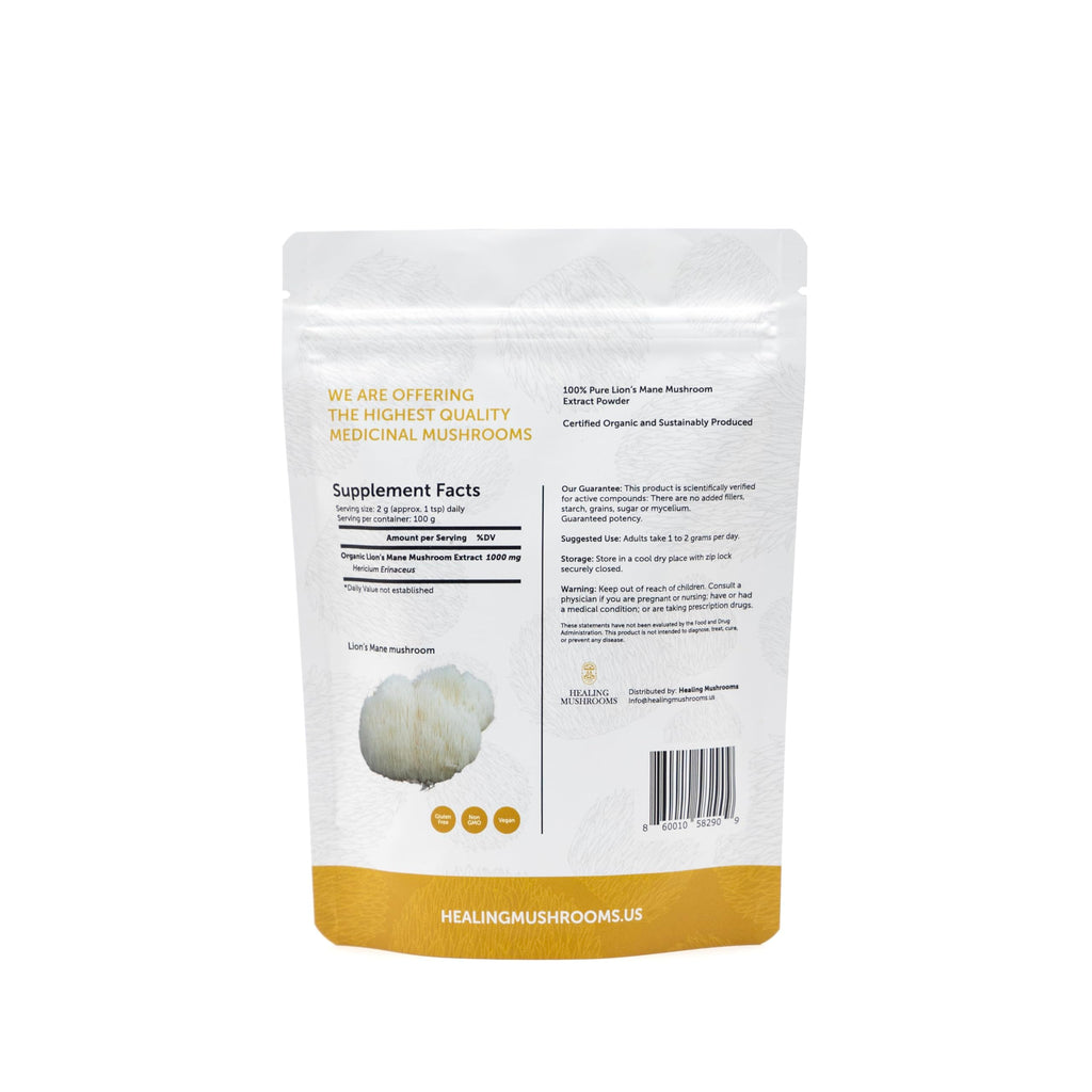 Lion's Mane powder for daily wellness