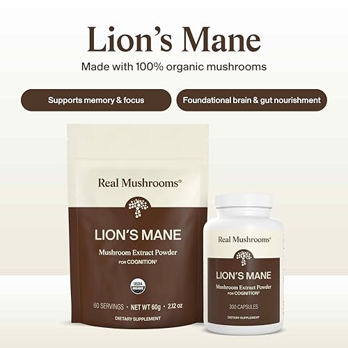 lion's mane powder for focus enhancement