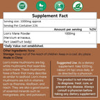 lion's mane powder for immune health