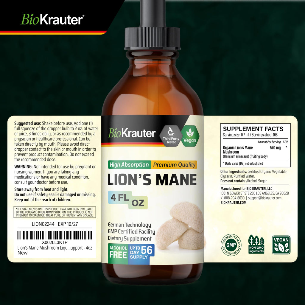 Lion's Mane supplement for improved mood