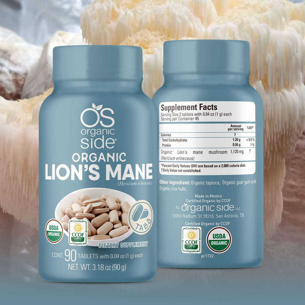 Lion's Mane tablets for cognitive support