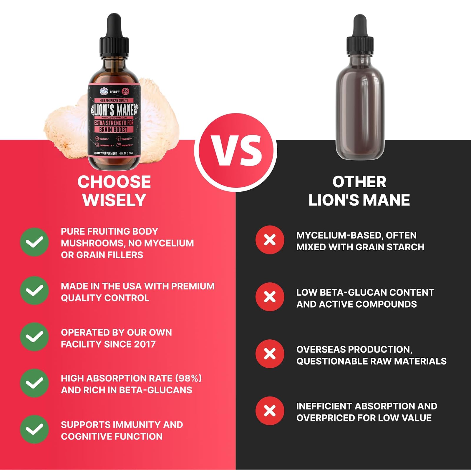 lion's mane tincture for cognitive support