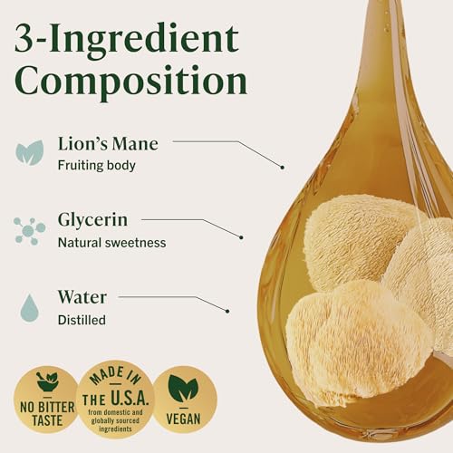 lion's mane tincture for cognitive support