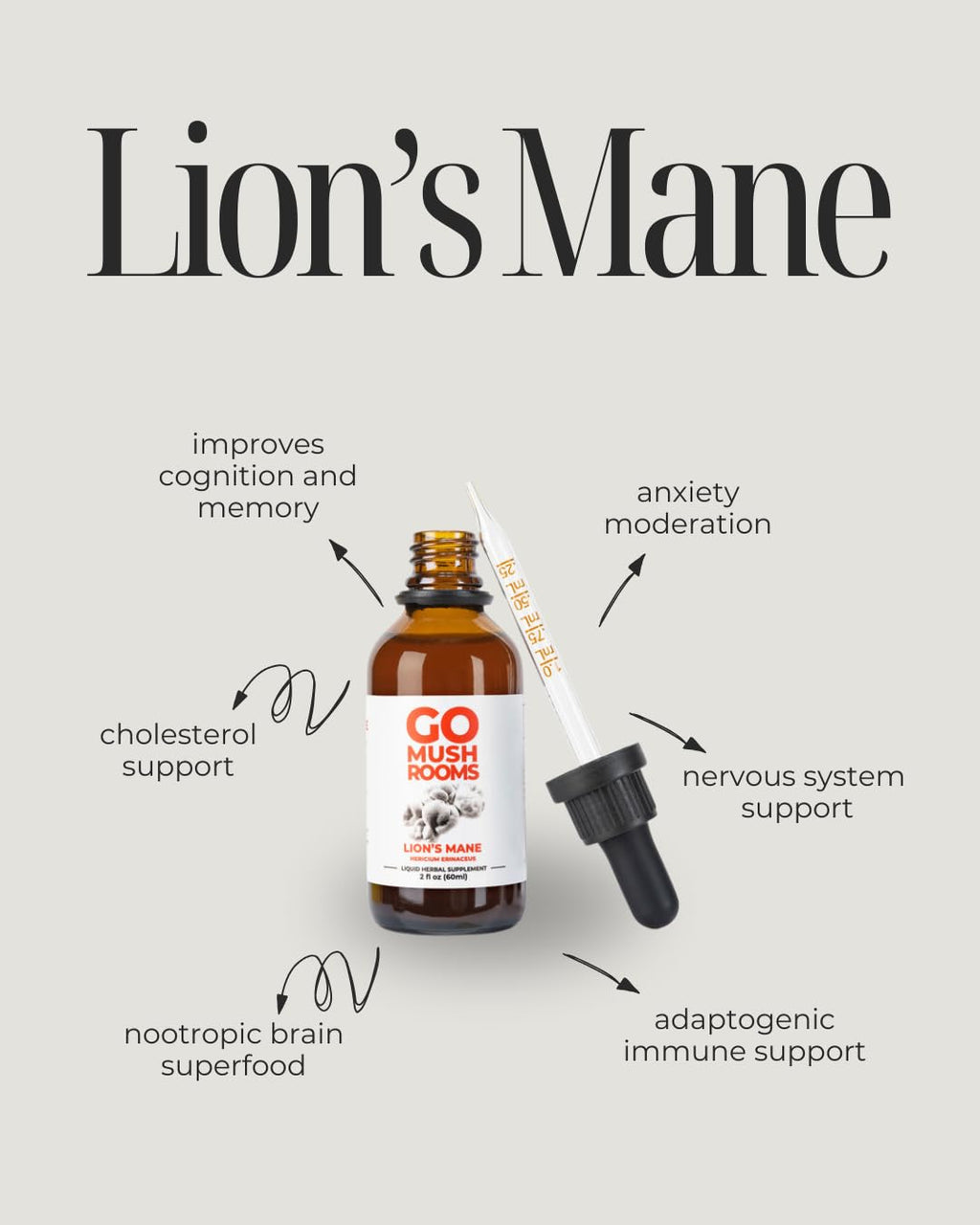 Lion's Mane tincture for daily wellness