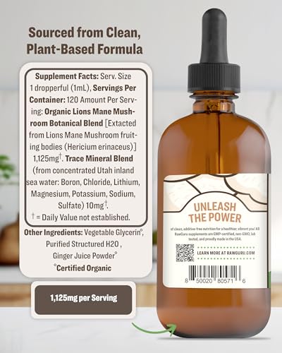 Lion's Mane tincture for enhanced focus