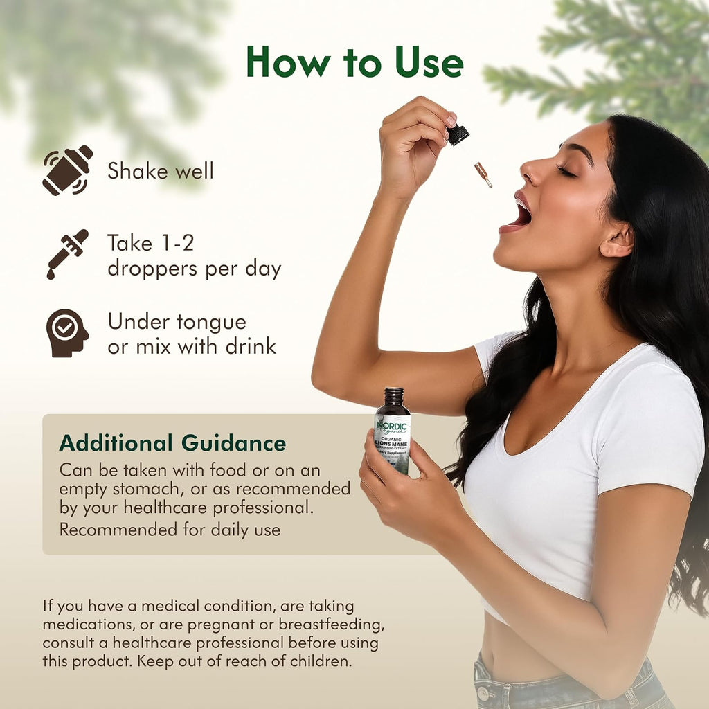Lion's Mane tincture for enhanced focus