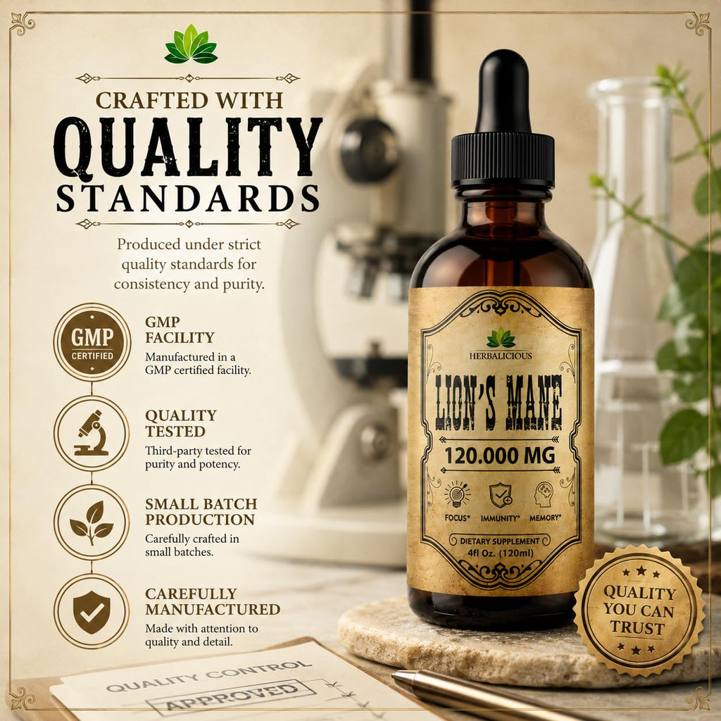 Lion's Mane tincture for wellness