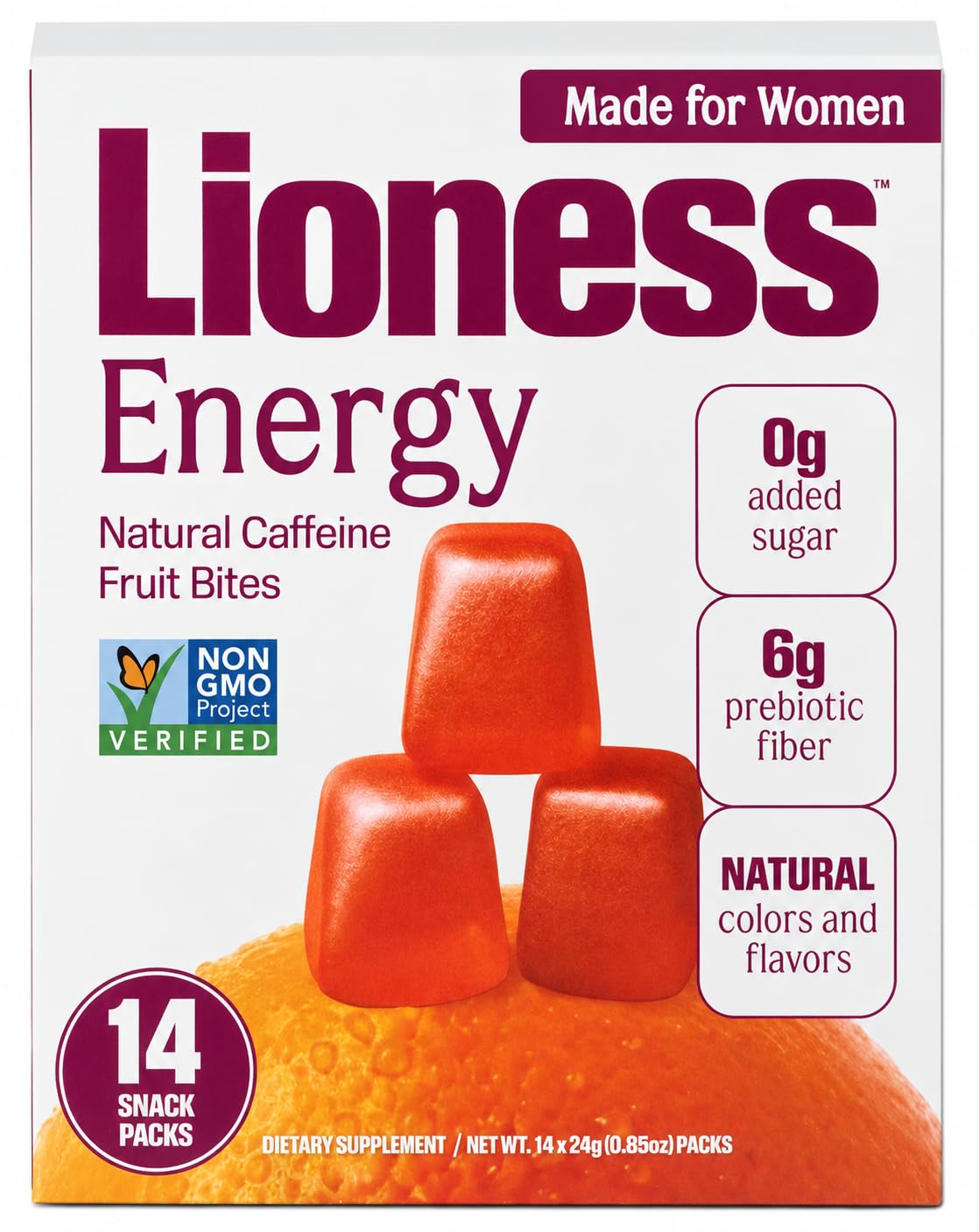 Lioness Citrus Energy Chews value size