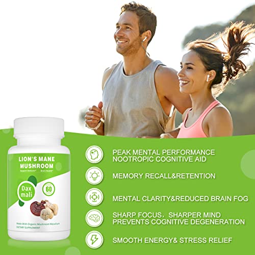 Lions Mane capsules for daily vitality