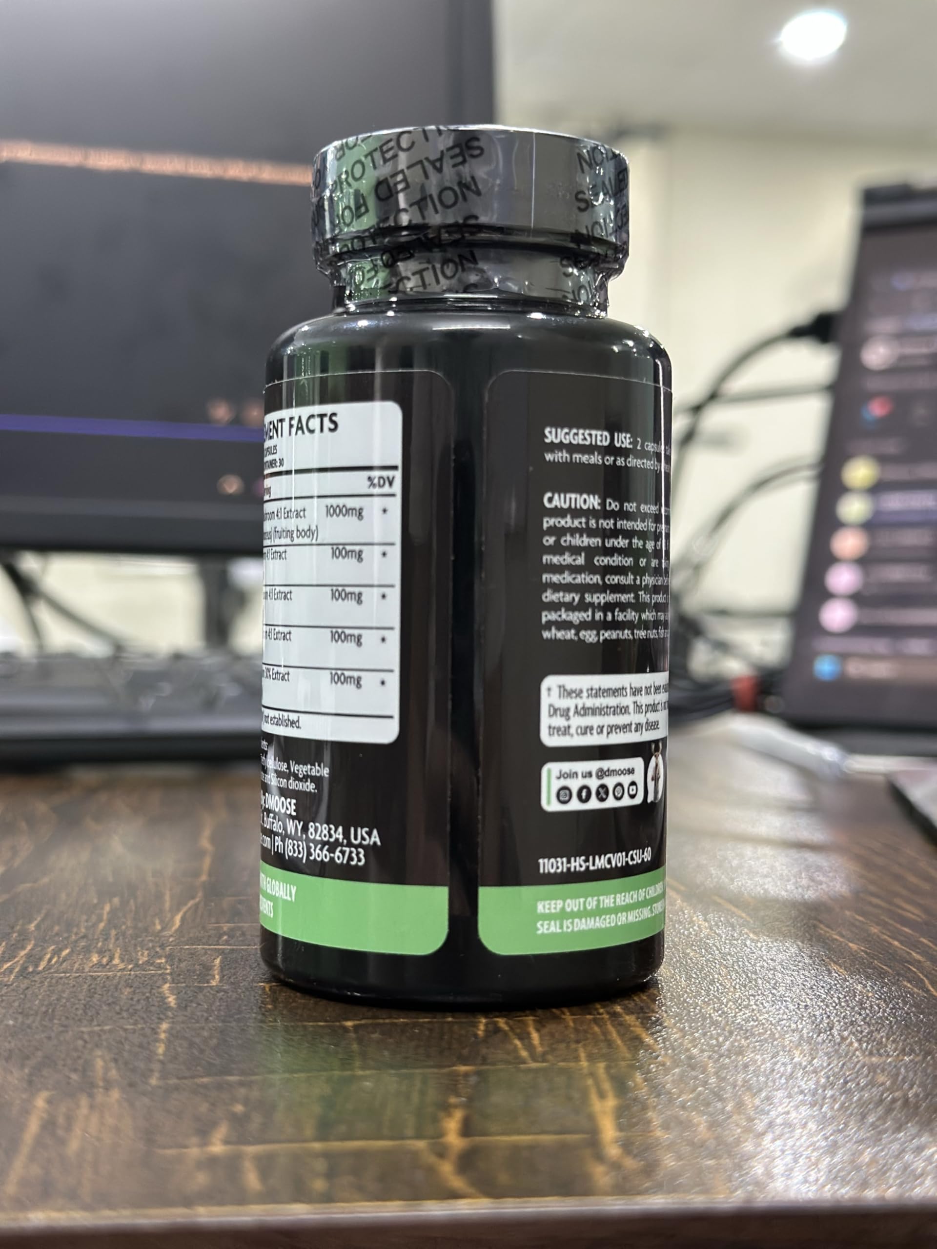 Lions Mane capsules for daily vitality