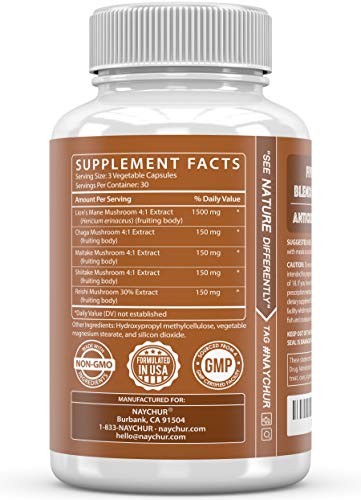 Lions Mane capsules for mental clarity