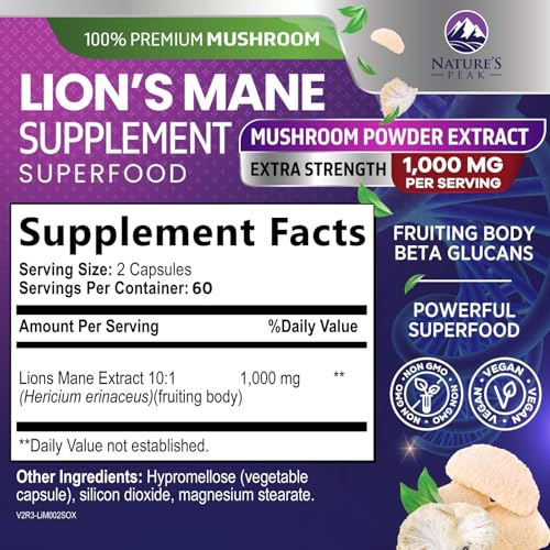 Lions Mane for stress relief and focus