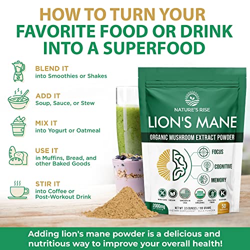Lions Mane fruiting body extract for brain health