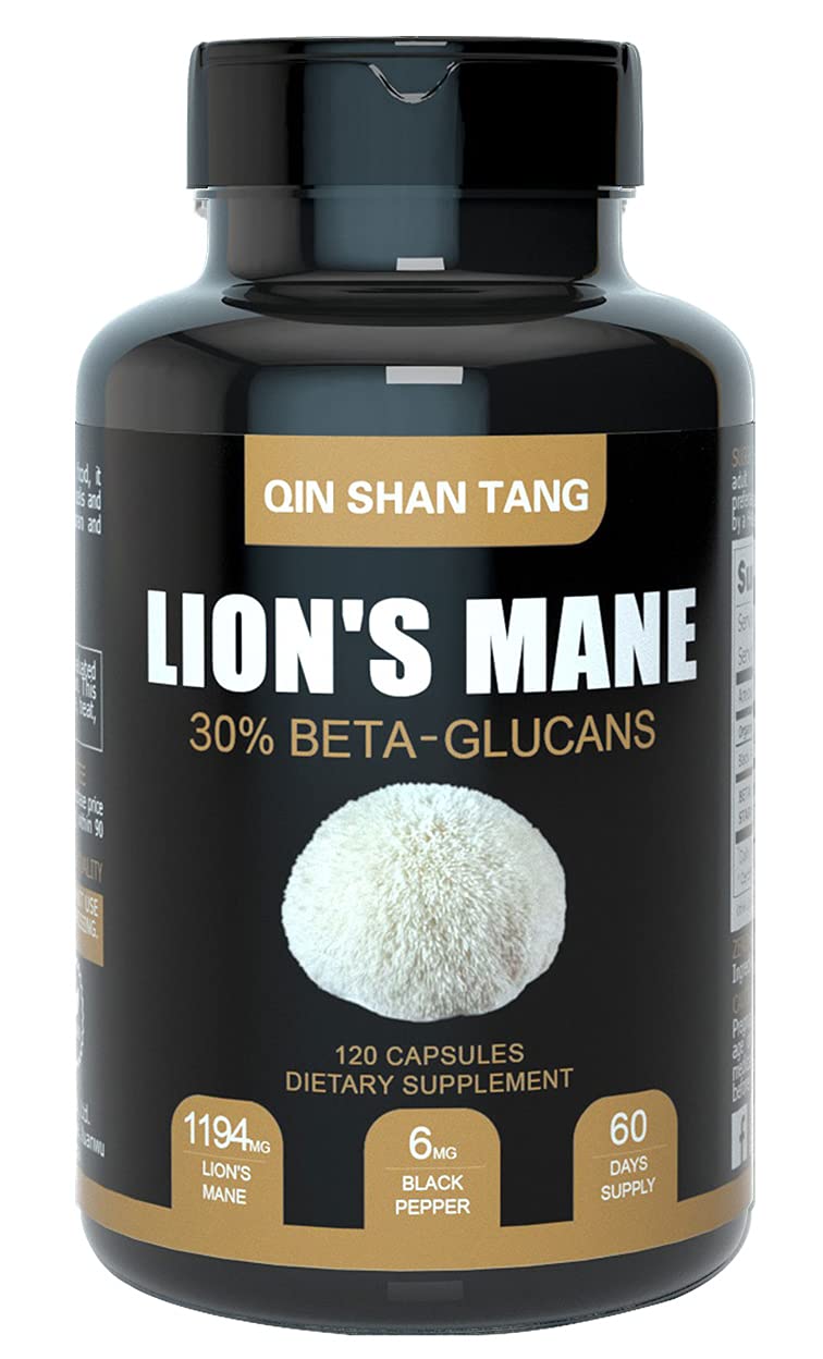 Lions Mane mushroom capsules for brain health