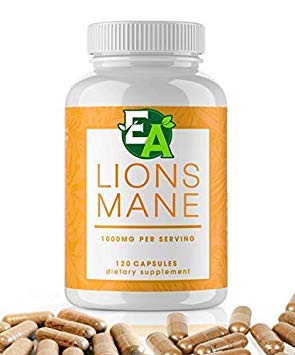 Lions Mane mushroom capsules for brain health