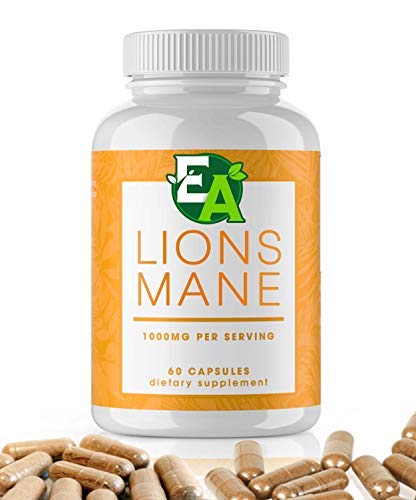 Lions Mane mushroom capsules for focus