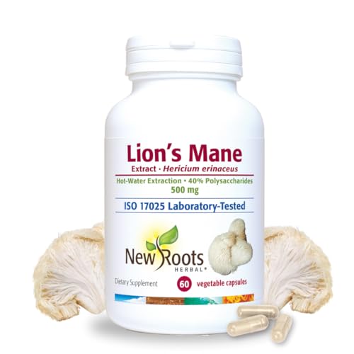 Lions Mane mushroom capsules for focus