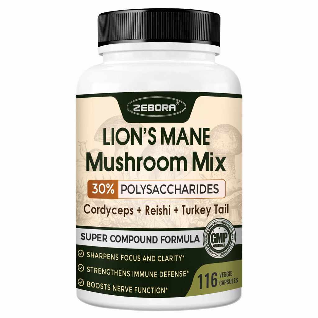 Lions Mane mushroom capsules for memory