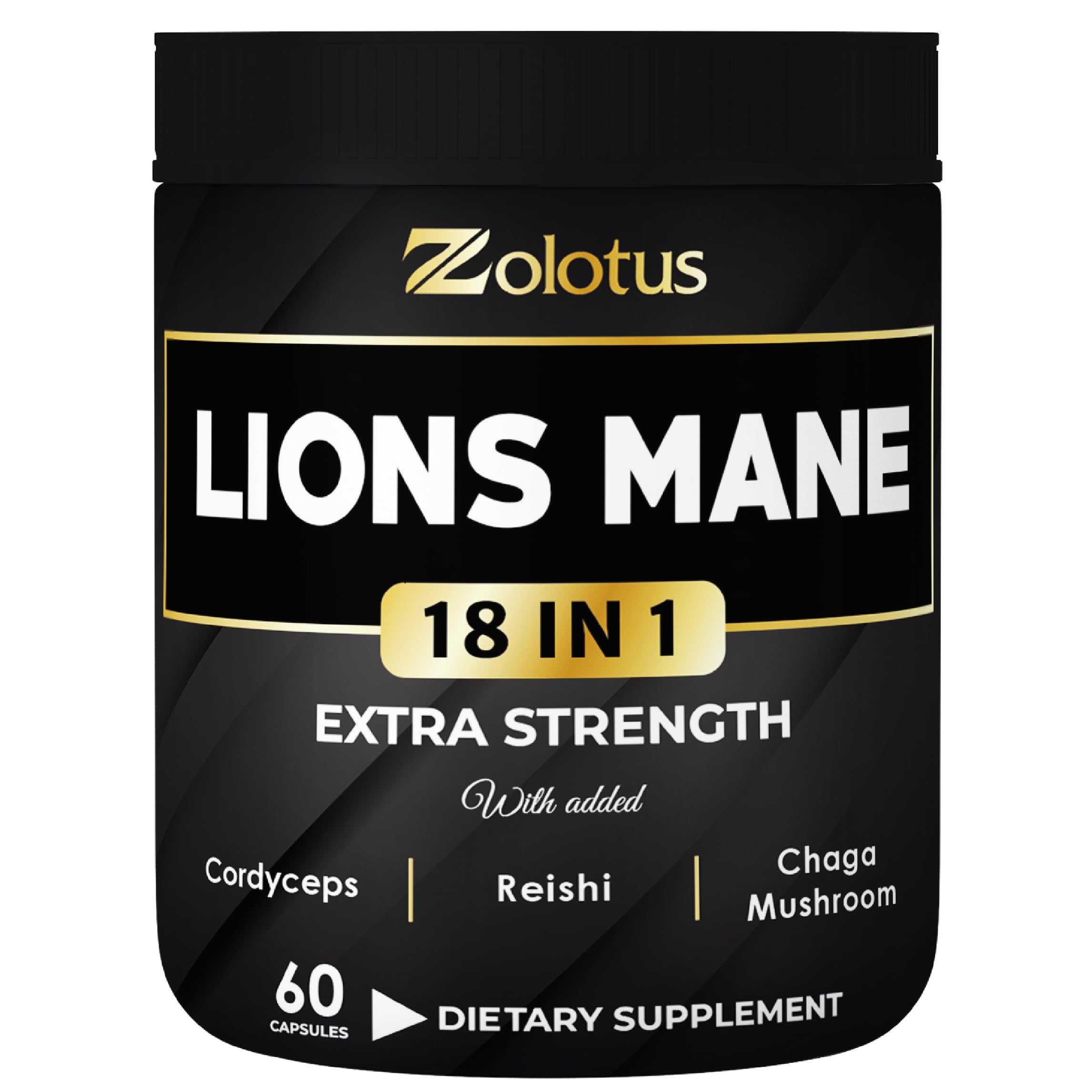 Lions Mane mushroom capsules for wellness